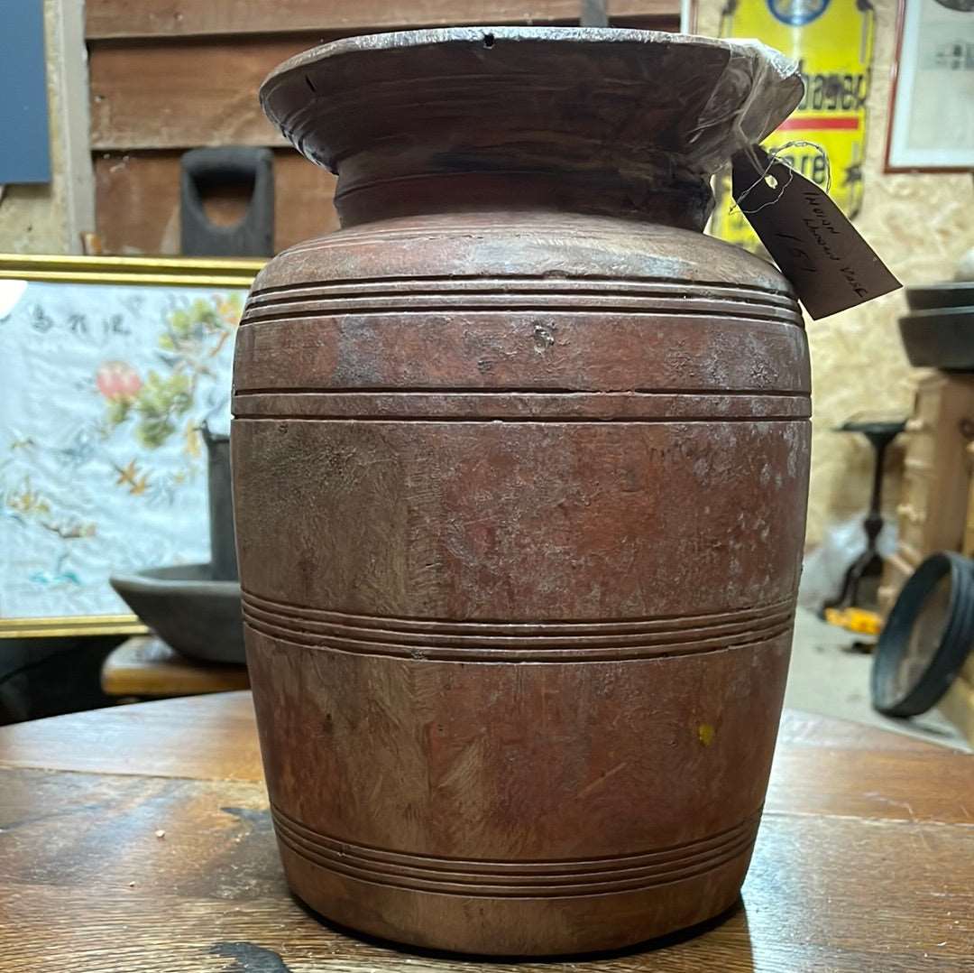Wooden pot. – Country Craft Cabin.